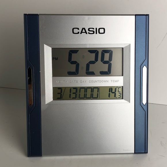 Casio | Wall Decor | Casio New Original Wall Clock Id11d Temperature ...